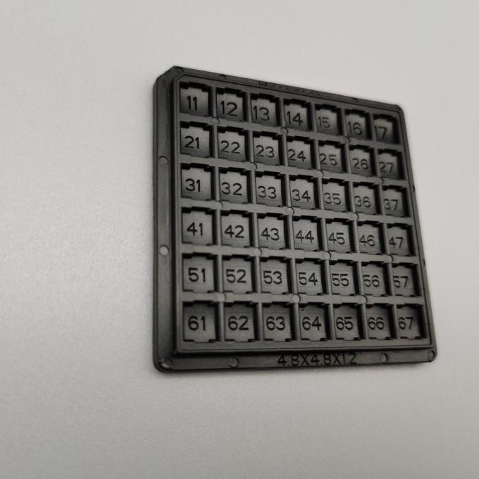 Digital Array Waffle Pack Chip Trays Durable Anti Static For Component
