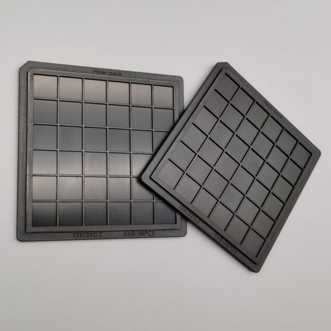 ABS MPPO Waffle Pack Bare Die Tray 36 PCS Optical Device Packaging