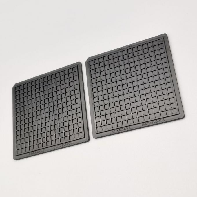 Electronic Parts Waffle Pack Tray Stable Resistance ESD ABS Custom Size