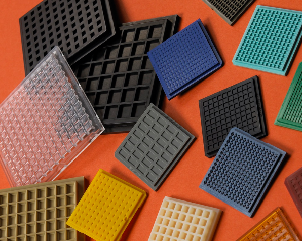 ABS Black Waffle Pack Chip Trays