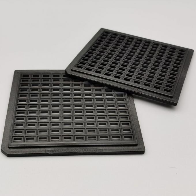 Electronic Components Waffle Pack Chip Trays ABS ESD Trays For IC