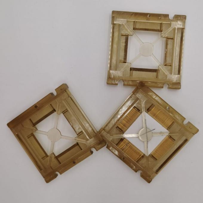 OEM Translucent QFP Packaging Tray Customized Size Chip Carrier