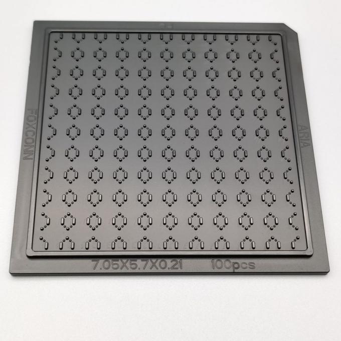 Filter Pack Lightweight IC Chip Tray 100pcs ESD Conductive Material
