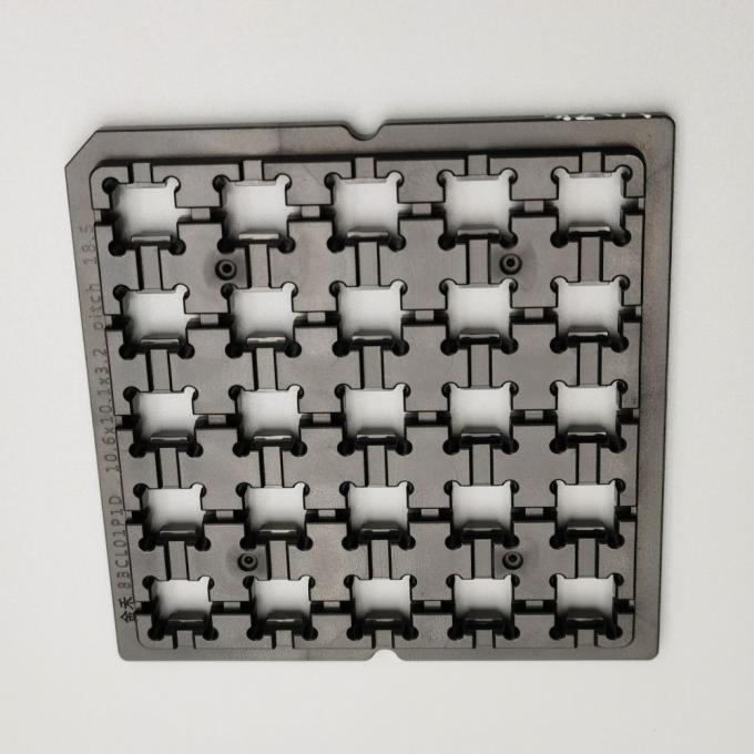Antistatic PC Standard Waffle Pack Chip Trays Eco Friendly For Lens Holder