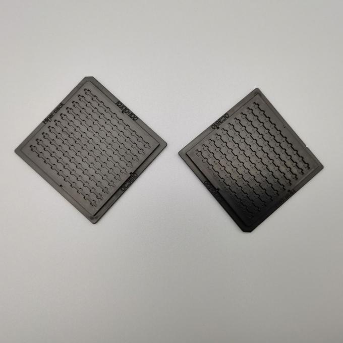 Loading Bare Wafer Plastic IC Trays 2 Inch ESD Shipping Trays