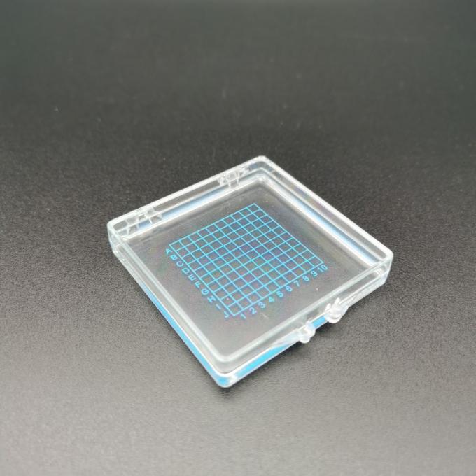 Blue Silk Printed Bottom Gel Pak Boxes Display Transport Components ...