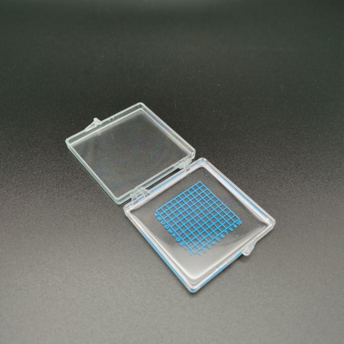 Blue Silk Printed Bottom Gel Pak Boxes Display Transport Components ...