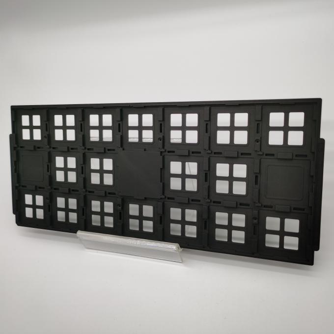 SGS Plastic Black ESD Jedec Matrix Trays For Electronic Products