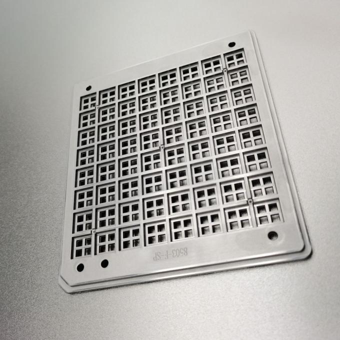 SGS Approved Reusable Stackable ESD Safe Trays Black With Thin Chips