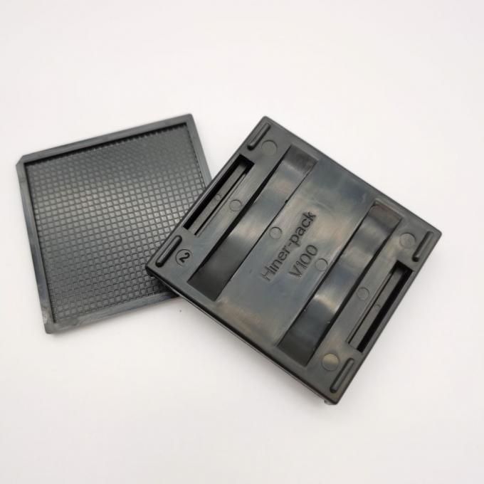 ESD Black Waffle Pack IC Chip Tray Anti Static For Mirco Die