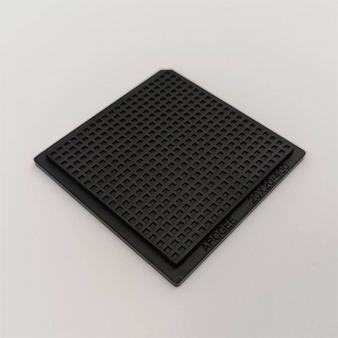 Non Standard Black ABS Waffle Pack Chip Trays For Optical Device Case