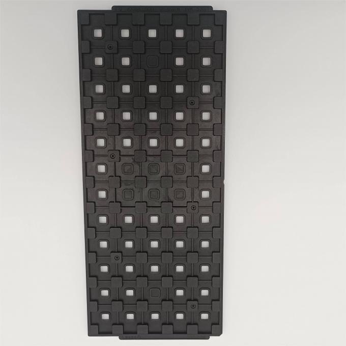 Customized JEDEC MPPO ESD Black Matrix Tray For Electronic Device