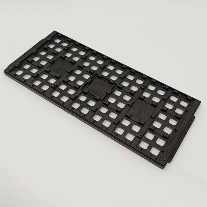 3x7 Matrix Black MPPO JEDEC Trays For IC Packaging Industry
