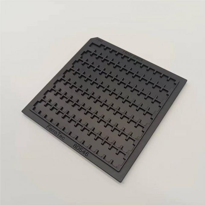 ROHS Black Plastic Waffle Pack Chip Trays For Bare Die
