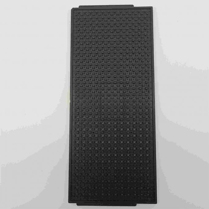 12x30 Matrix Black MPPO JEDEC Trays For Electronic Parts