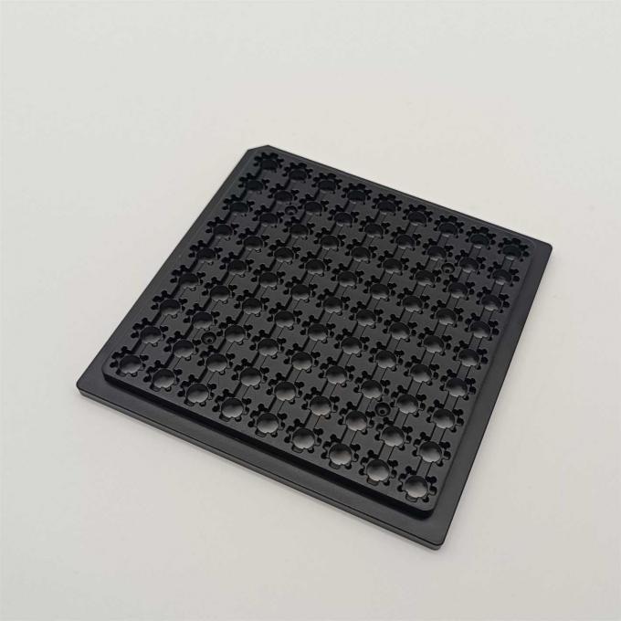 Flatness 0.3mm Loading Filter Chip Tray ABS Material Injection Moulding