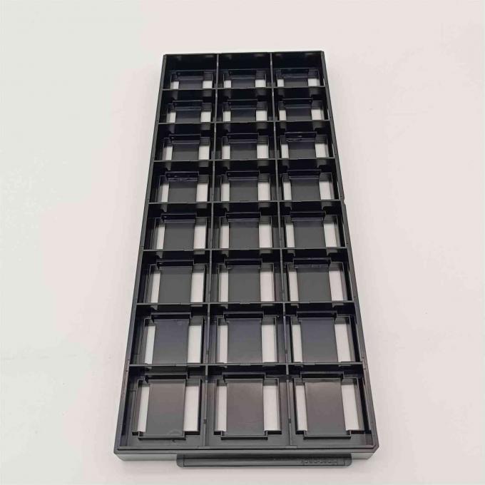 ROHS PC JEDEC Standard Matrix Tray For IC Device 0.76mm Flatness