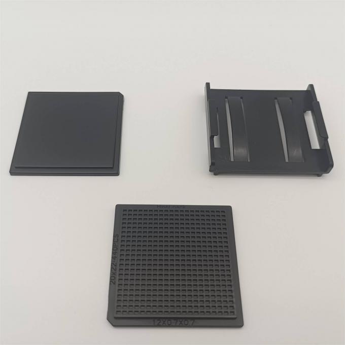 20x22 Square PC Waffle Pack Chip Trays For Photoelectric Devices