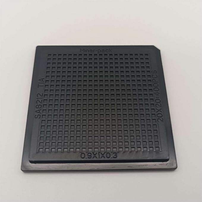 Precision 2 Inch PC Waffle Pack Chip Trays For Electronic Parts