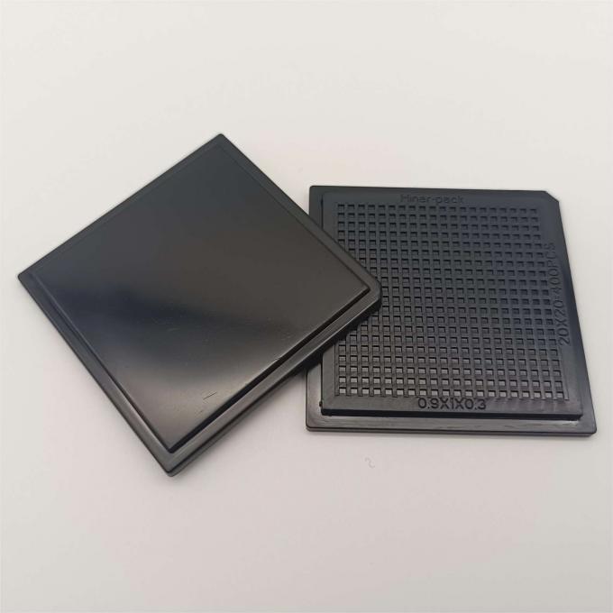 Precision 2 Inch PC Waffle Pack Chip Trays For Electronic Parts