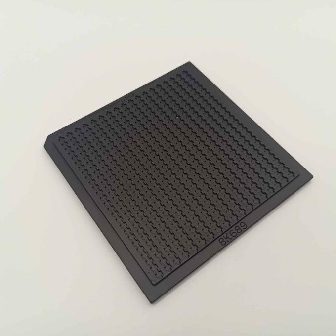SGS Customized 4 Inch PC Waffle Pack Bare Die Tray 648PCS Storage