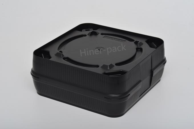8 Inch Wafer Shipping Box Black Wafer Stack Boxes Antistatic Horizontal ...