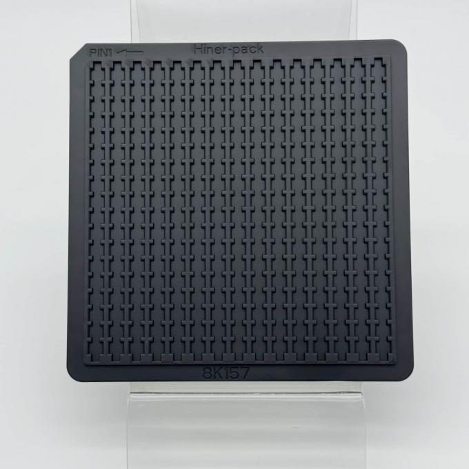 Stackable Waffle Pack For Bare Die Tray In Microelectronic Industry