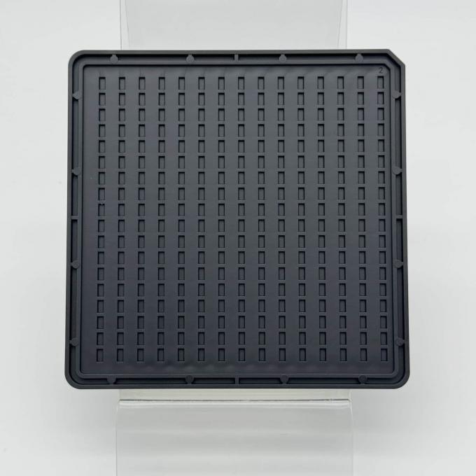 Stackable Waffle Pack For Bare Die Tray In Microelectronic Industry