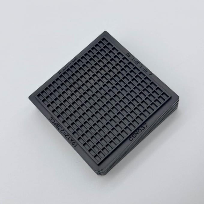 Secure Packaging Solution ABS Bare Die Tray With Optional Lid And Clip