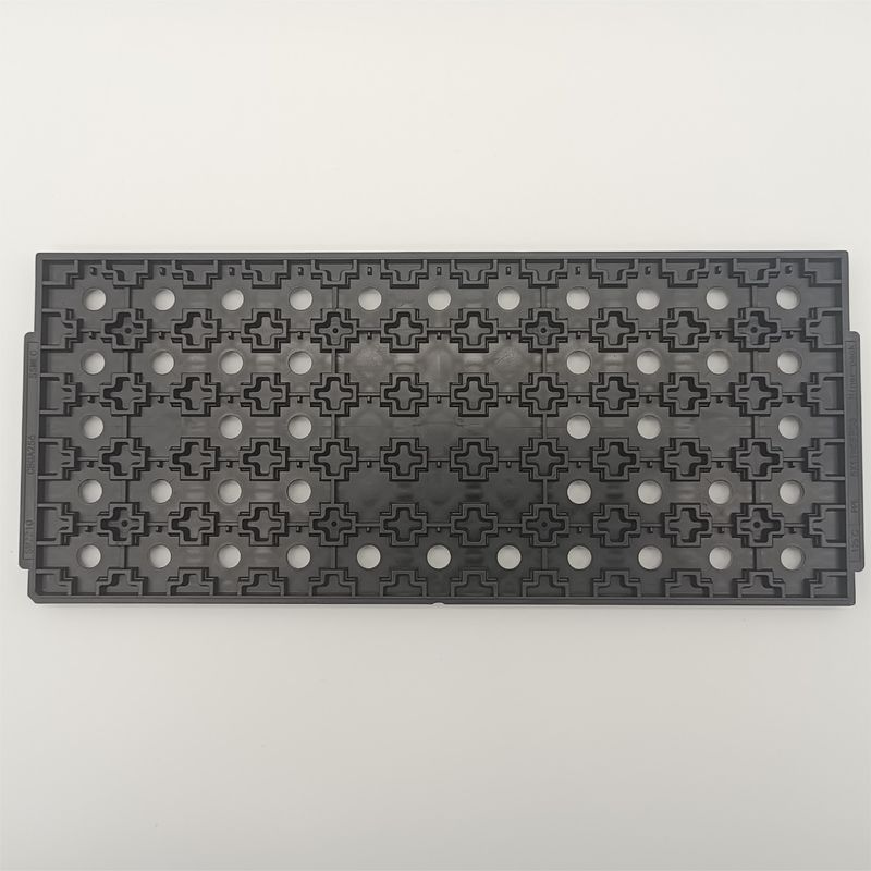 Custom Jedec Matrix Trays Black Conductive ESD Component Trays For Ic ...
