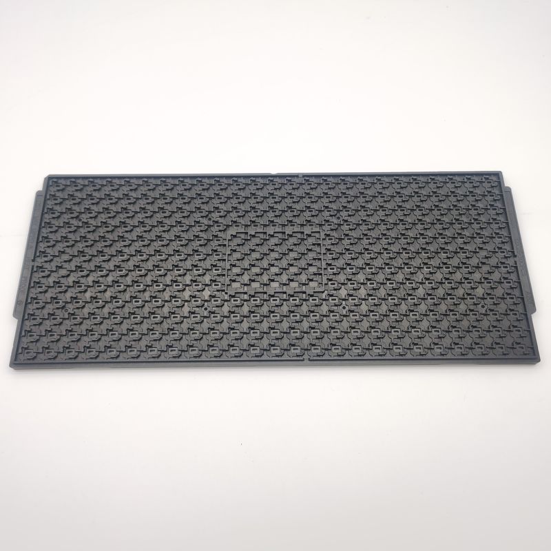IC Packaging Jedec IC Trays Surface Resistant Black Color 7.62mm Height