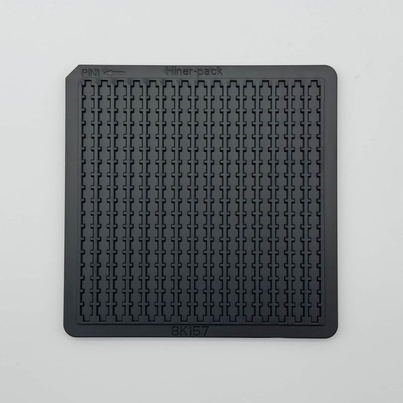 Stackable Waffle Pack For Bare Die Tray In Microelectronic Industry