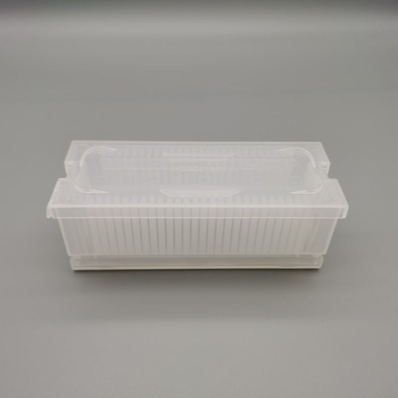 2 Inch Rectangular Silicon Wafer Box 25PCS Press Type Recyclable