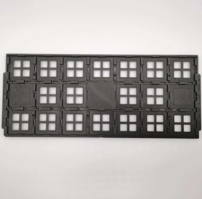 SGS Plastic Black ESD JEDEC Matrix Trays For Electronic Products