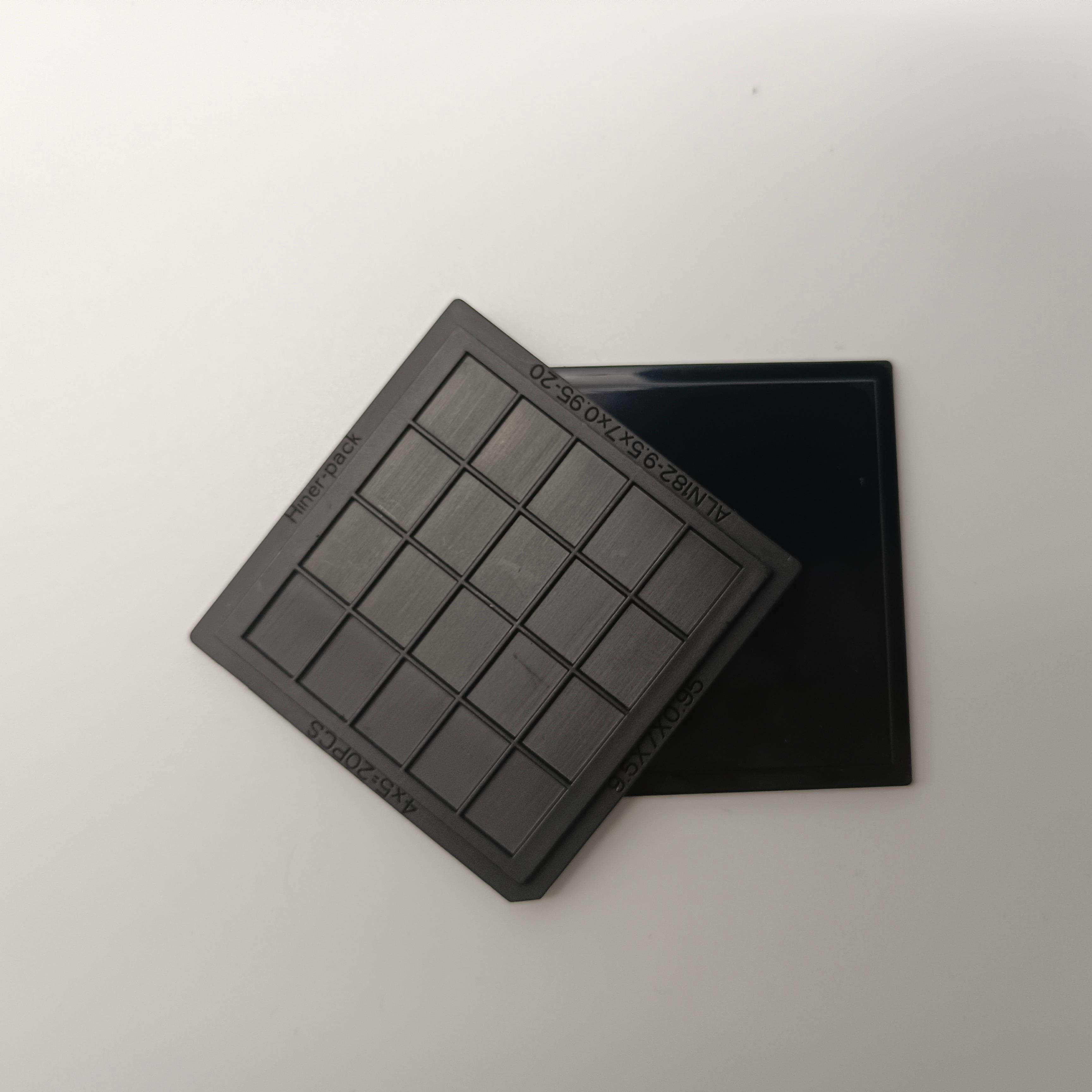 Customizable Black Colourful ESD Waffle Pack Chip Trays For IC RF VR Chips