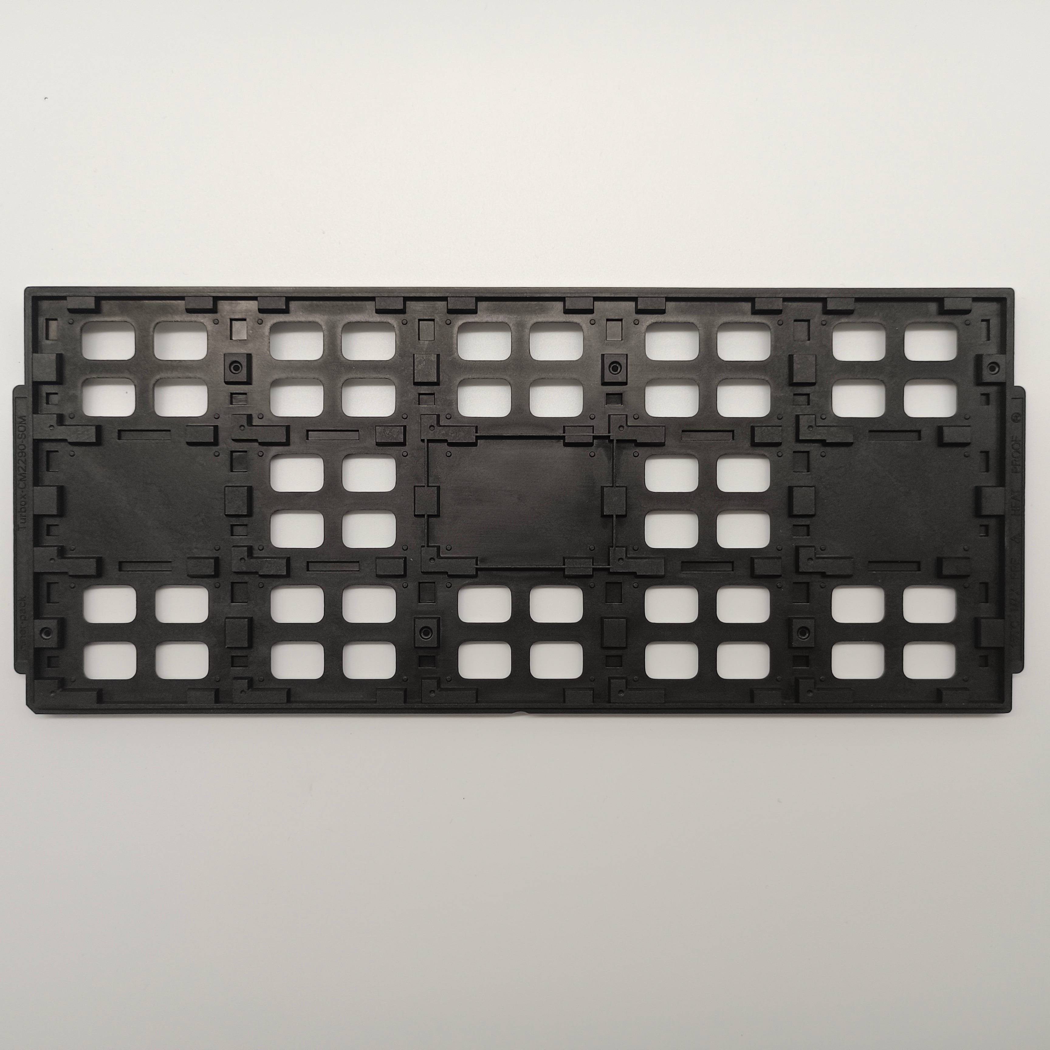 IC Packaging Customized Outline JEDEC Matrix Trays ESD 7.62mm Flatness