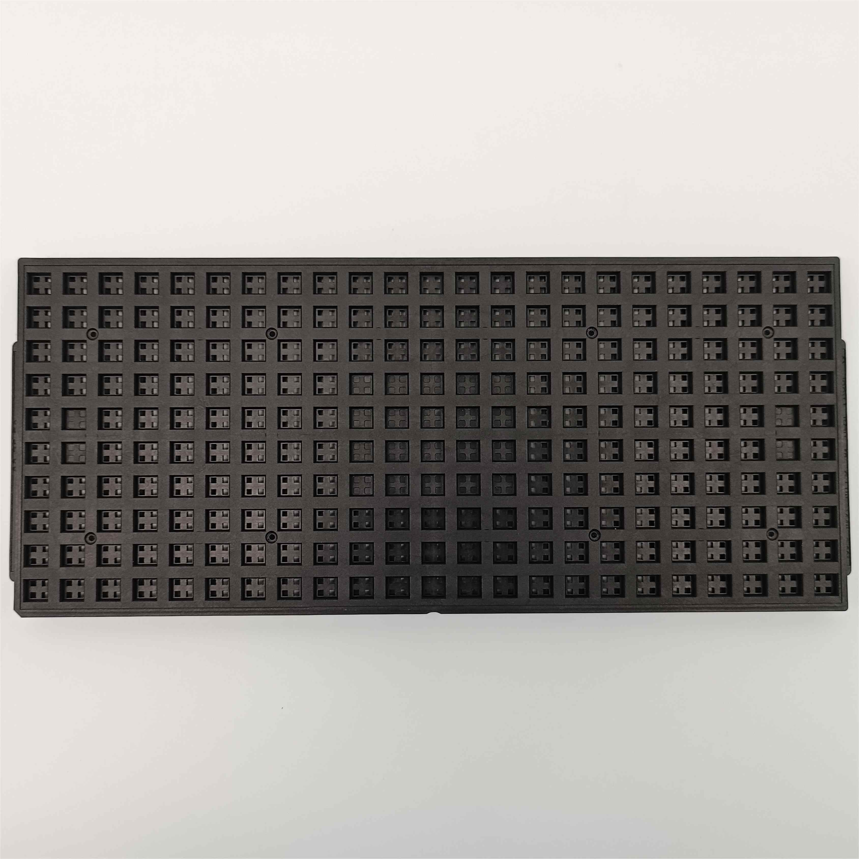 Customized Black Micro Cavity JEDEC Matrix Tray For IC Components