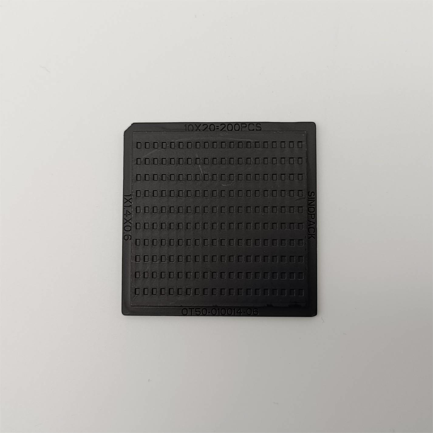 Box Products High Cleanliness Waffle Pack Chip Trays For IC Packaging