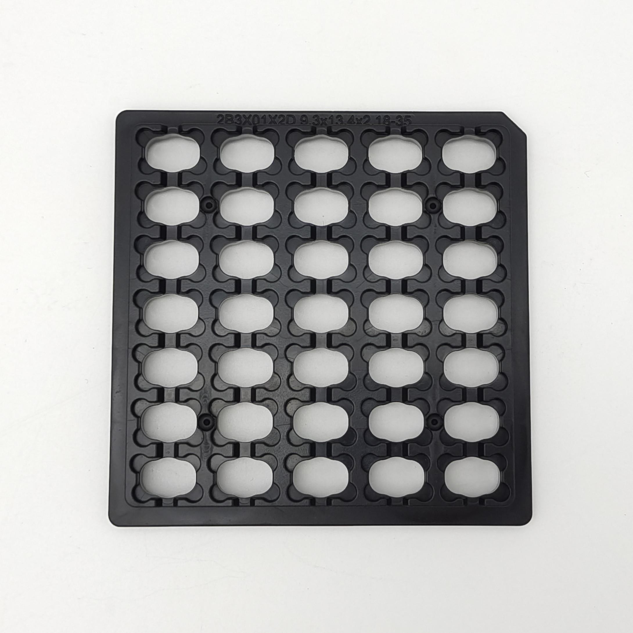 Standard Size IC Chip Tray 4 Inch ESD Waffle Pack Used For Electronic Modules And Chips