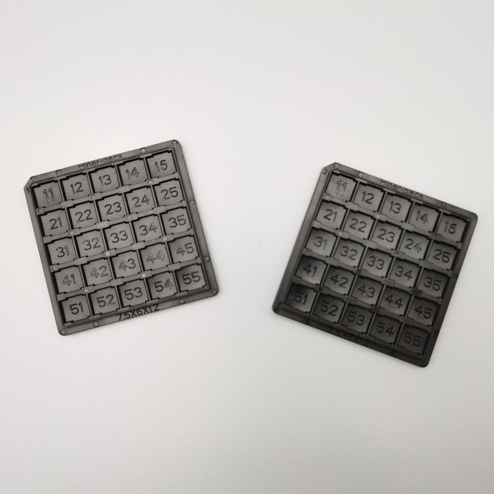 Antistatic Waffle Pack Chip Trays IC Packaging Protecting CSP