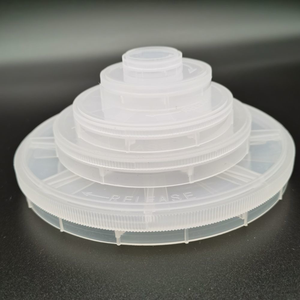 Single Wafer Shipping Box With Natural Polypropylene For Packaging