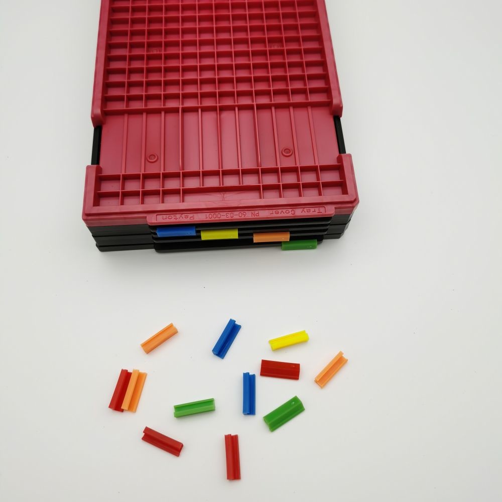 Reusable Multi Color Jedec IC Tray Clip Identification Trays